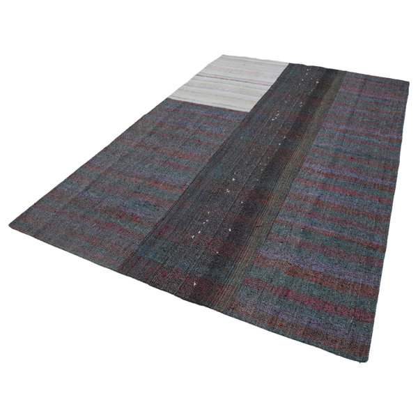 Lofy Tapis intérieur / extérieur rectangulaire en coton 6 pi 7 po x 9 pi 11 po Kirk - Wayfair Canada